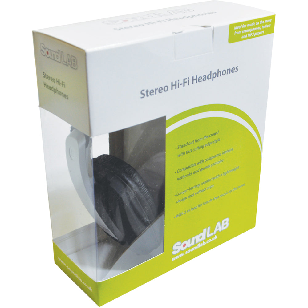 SoundLab A084BC - Digital Stereo Fashion Headphones With Luxury Padded ...